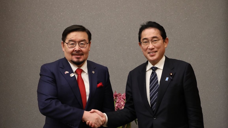 Улсын Их Хурлын дарга Г Занданшатар Япон Улсын Ерөнхий сайд Ф Кишида тай уулзлаа