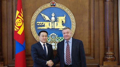 Chairman of the State Great Hural D. Amarbayasgalan Meets Russian ...