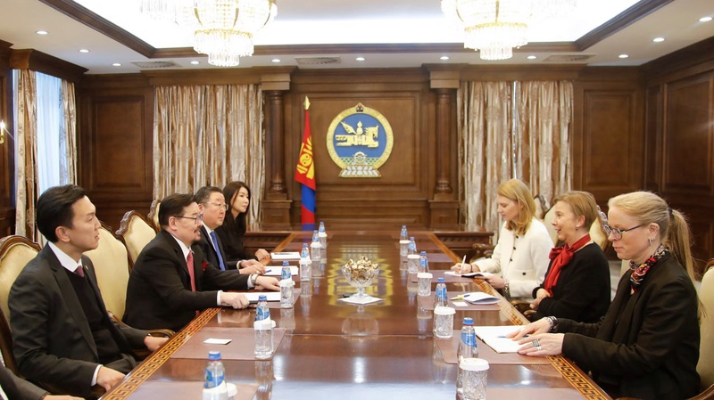 Chairman of the State Great Hural meets newly appointed Ambassadors of ...