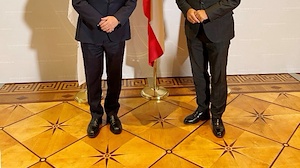 Mr. Zandanshatar Gombojav Chairman of the State Great Hural meets Mr ...